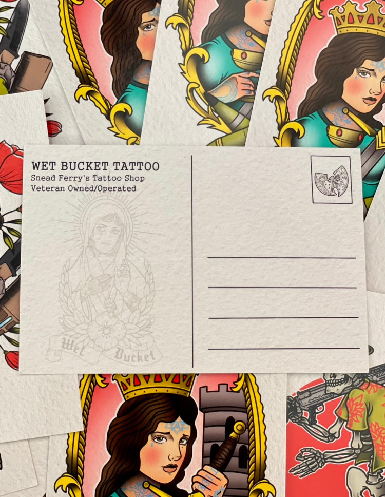 Postcards – Wet Bucket Tattoo
