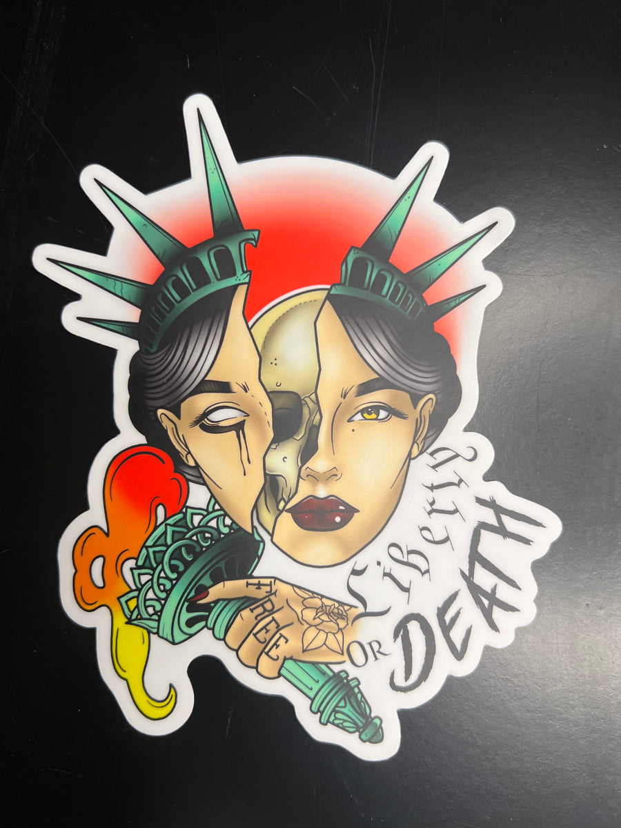 "Liberty or Death" Slap – Wet Bucket Tattoo